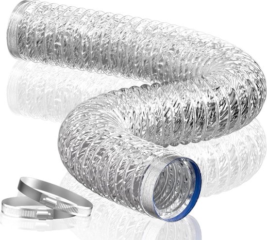 Afvoerslang Ø 150 mm - voor afzuigkap, droger, airconditioning - 2 ...