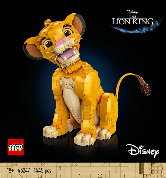 LEGO Disney Jonge Simba de Leeuwenkoning - 43247 | bol