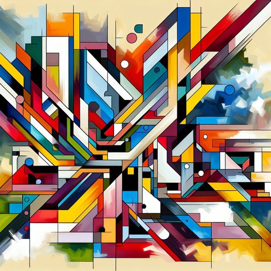 Abstract picasso schilderij | Picasso's droom: een non-figuratief meesterwerk van pure... | bol