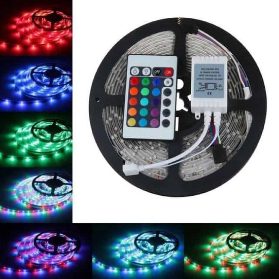 SM2835 Flexibele LED RGB Stripverlichting, 5 & 10 meter | bol