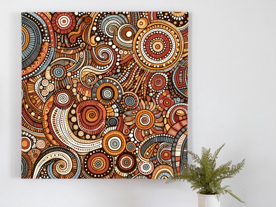 Doodle aboriginal schilderij | ''Surrealistische Aboriginal Doodle: Een ...