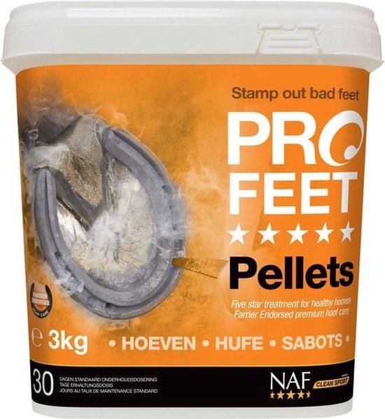 NAF - Pro Feet Pellets - Gezonde Hoeven - 3 kg | bol