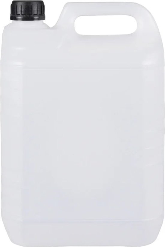Jerrycan 5 liter - Kunststof - HDPE - Naturel kleur - 130 gram - Niet stapelbaar -... | bol