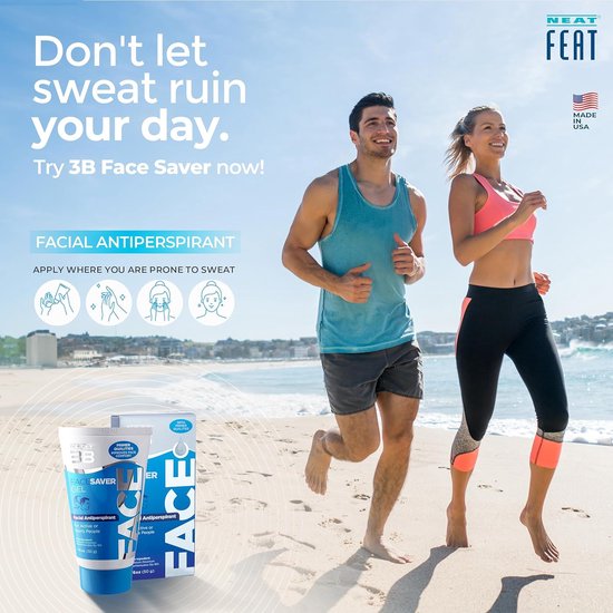 Neat Feat Face Saver Anti Transpirant - Voorkomt zweten in het gezicht ...