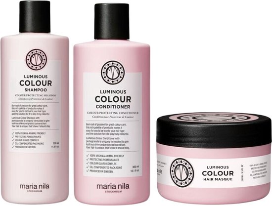 Maria Nila - Luminous Colour Luxe Set - 350+300+250ml | bol