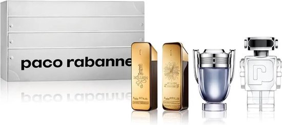 Paco Rabanne - Mini Set - 1 Million - 1 Million Parfum - Invictus ...