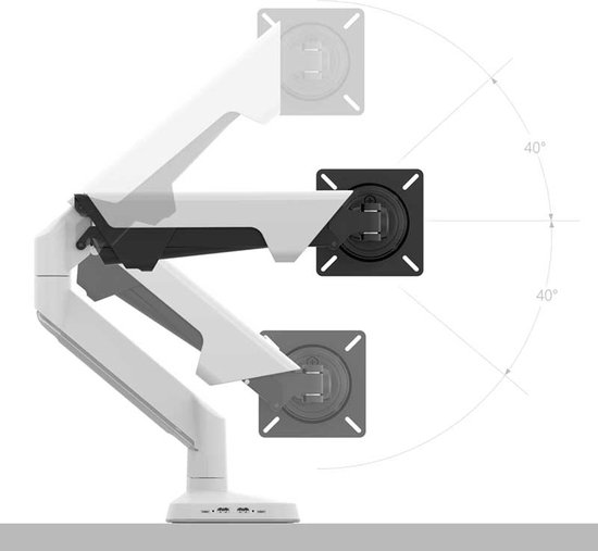 ModernSolid Ares MonitorArm (GA-1200-BK) - Snelle VESA-ontgrendeling. Moeiteloze beweging. | bol