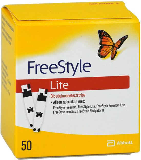 Abbott Freestyle Lite Test Strips - Bloedglucosemeting - 50 strips | bol
