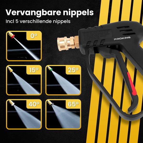 PROKING Short Trigger Gun - Hogedruk accessoires - Quick release voor ...