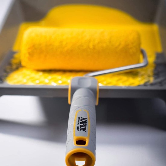 Verfroller 25 cm Mi 48 mm met 2K handvat en kuvet geel 1 liter ...