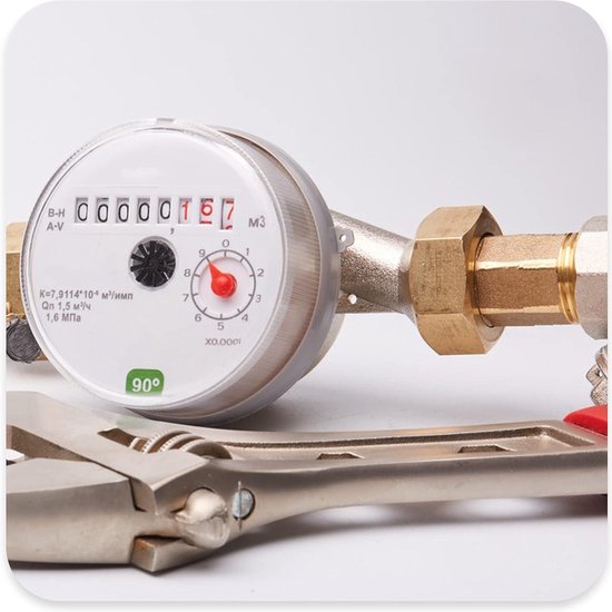 Watermeter schroefverbindingen Ø 1 inch wartelmoer IG x 3/4 inch ...