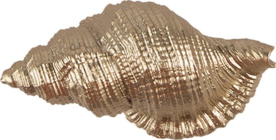 Clayre & Eef Deurknop Schelp Goudkleurig Polyresin | bol