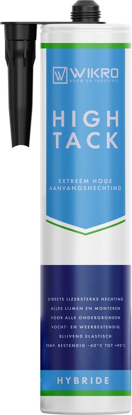 WIKRO High Tack 290ml - Zwart | bol