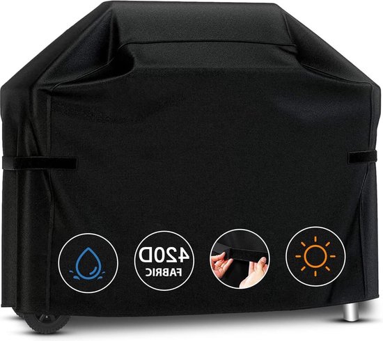 BBQ hoes rond 147x61x117cm Heavy Duty Waterdichte Grote Gas Grill Cover ...