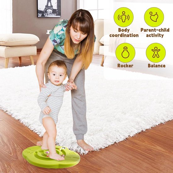 Balance Board for Kids - Plastic Wedge Labyrinth Board with Stepping ...