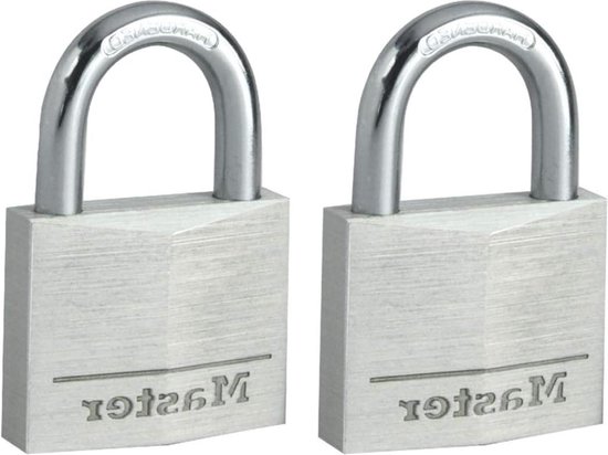 Lockpick set hangslot aluminium grijs lange shackle 9140EURT 2-delige ...