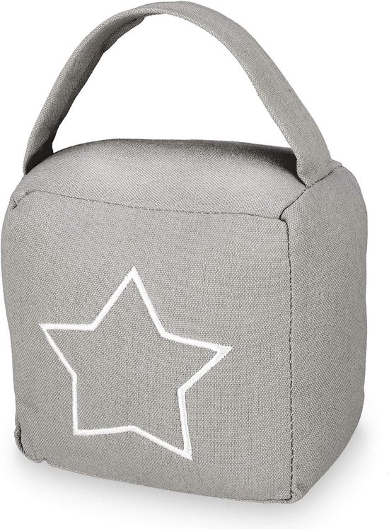 Vintage Design Fabric Door Stopper Bag - Star Pattern - 18.5 x 14 x 10 ...