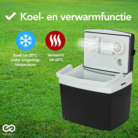 Infinity Goods Elektrische Koelbox - 25L - Coolbox - 12V en 230V ...