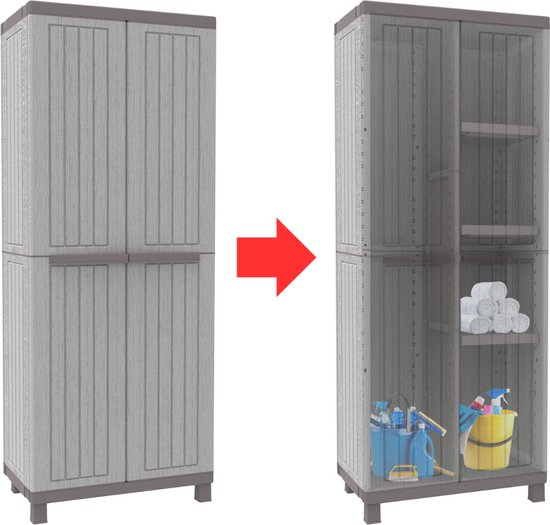 Tuinkast - Tuinkist - Tuinkasten voor Buiten - Tuinberging - Kunststof ...