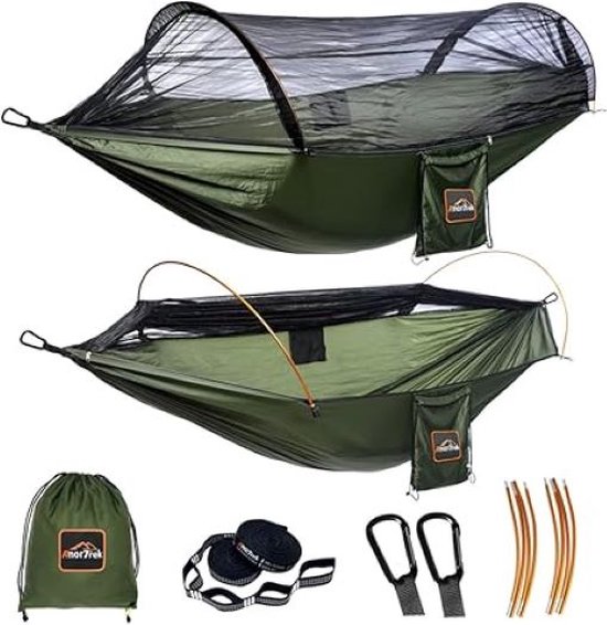 SHOP YOLO-hangmat-camping met klamboe-lichtgewicht draagbare dubbele ...