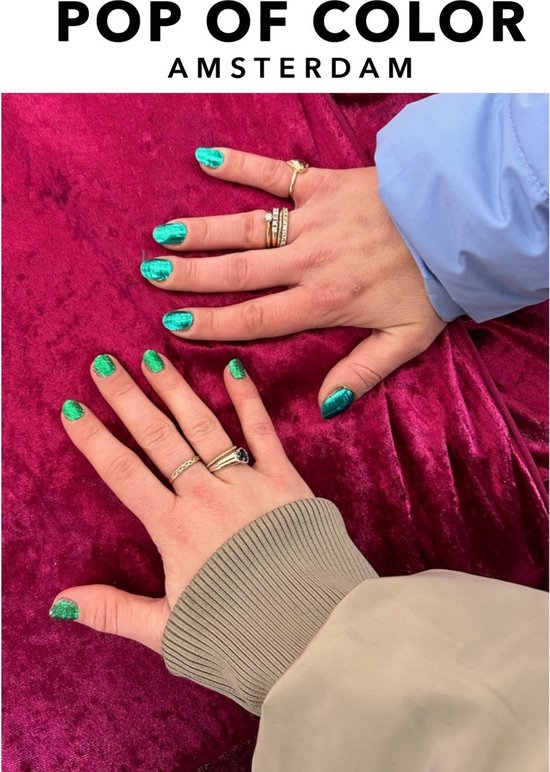 Pop of Color Amsterdam - Kleur: The Turtle - Gel Nail Wraps - Gel ...