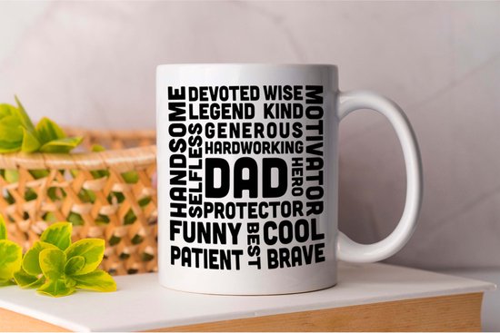 Mok Cool Dad - vader - dad - beste vader ter wereld - verjaardag ...