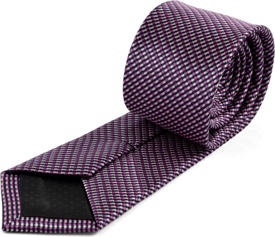 Paars/ Roos Geruite Das | bol