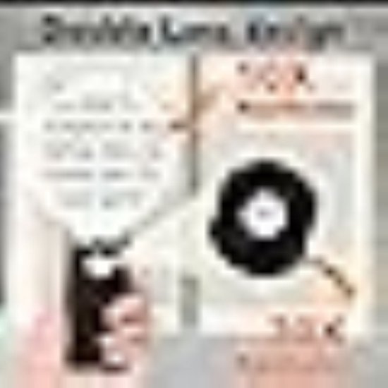 Groot 4.3 inch vergrootglas 25X 35X met licht en standaard, Handheld ...