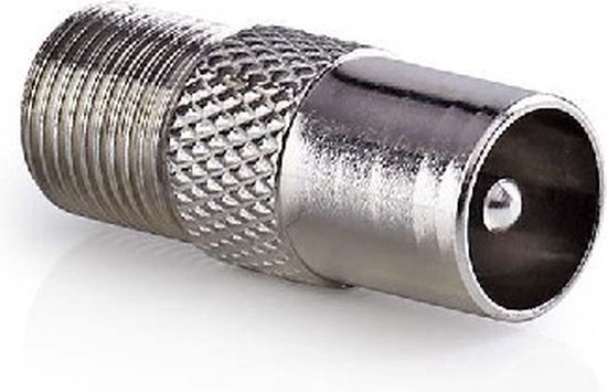 F socket - Coax plug Adapter | bol
