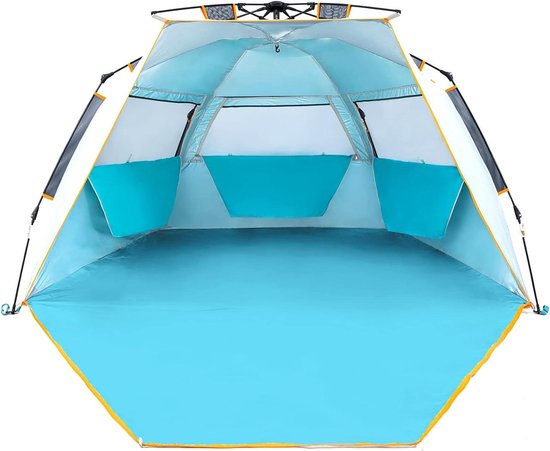 Strandtent WolfWise 3-4 Personen Makkelijk Op Te Zetten UPF 50 ...