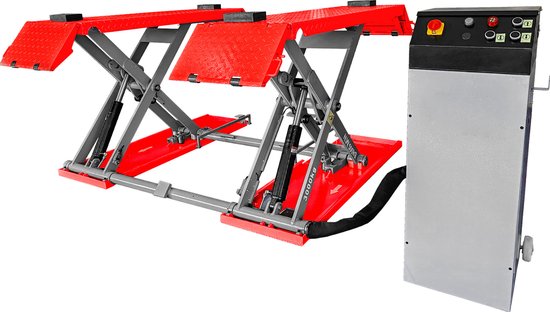 Schaarhefbrug bandenbrug 3T 1000mm 230V MW Tools SL305M | bol