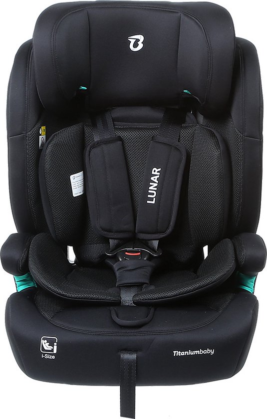 Titaniumbaby Autostoel Lunar I-size - 76-150 cm - Zwart | bol