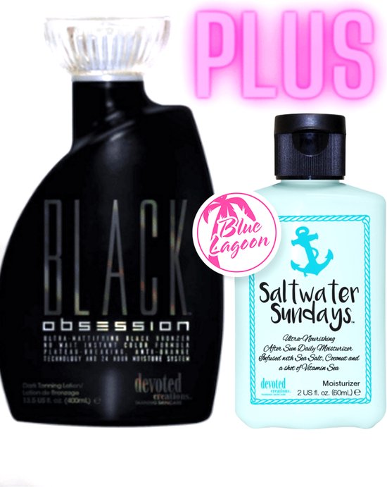 Devoted Creations Black Obsession 400 ml plus Salt Water Sundays 60 ml | bol