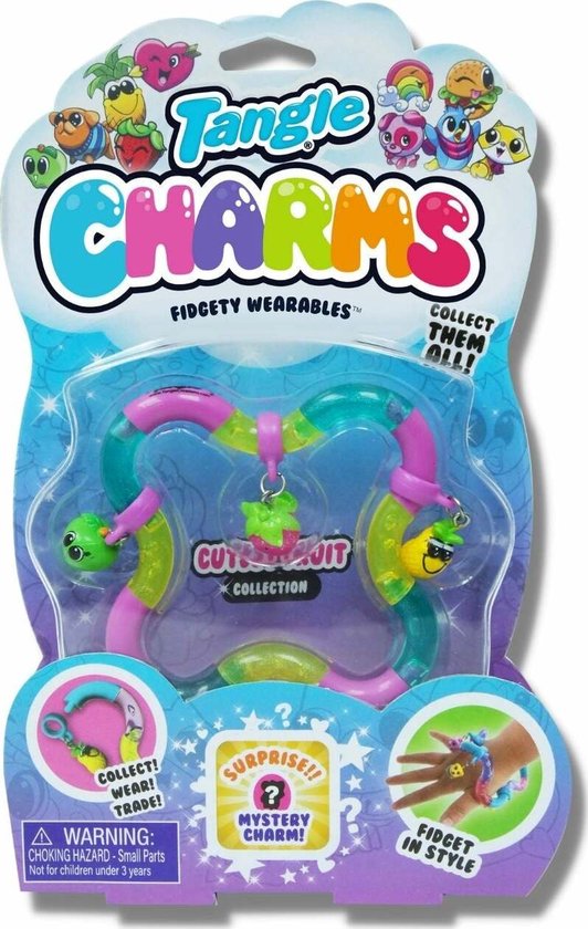 Tangle Charms Cutesy Fruit Fidget Toy - Friemel armband voor kinderen | bol