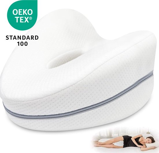Quincs® Kniekussen - kniekussen orthopedisch - kniekussen voor in bed zijslapers -... | bol