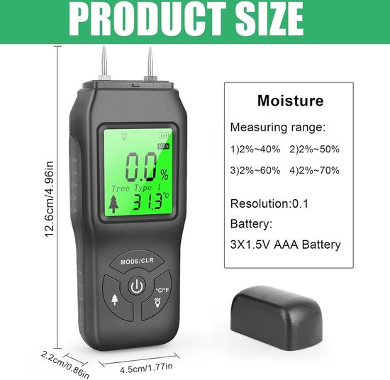 Vochtmeter - Hygrometer - Vochtmeter muren - Vochtmeters - Vochtmeter ...