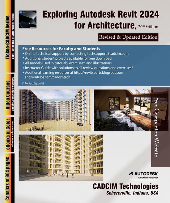 Exploring Autodesk Revit 2024 for Architecture, 20th Edition (ebook), Sham Tickoo |... | bol