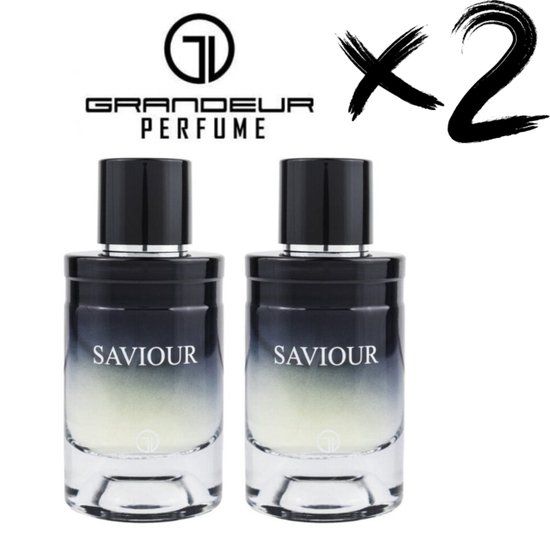 Saviour Eau de Parfum - 2 X 100 ML Valentine, Vaderdag, Herenparfum ...