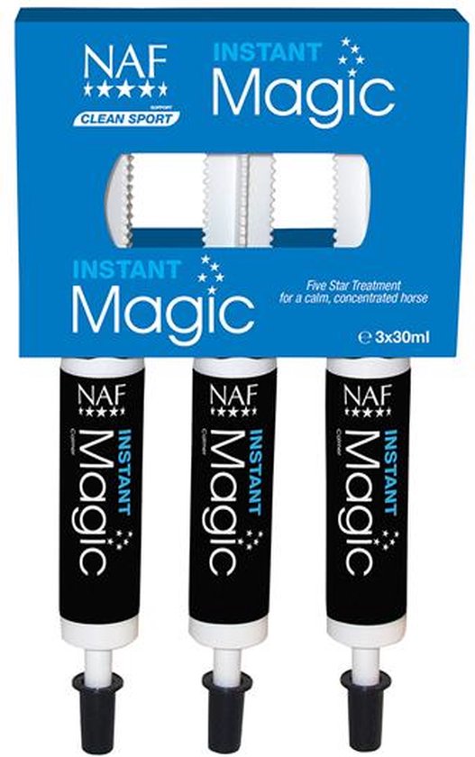 NAF Instant Magic 3 Pack - magnesium gedrag spanning paard angst | bol