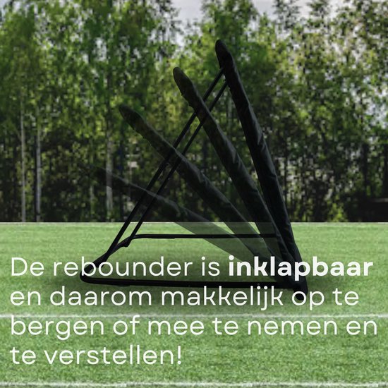 AJ-Sports Voetbal Rebounder 84x84cm - Tchouck - Rebounder Voetbal ...
