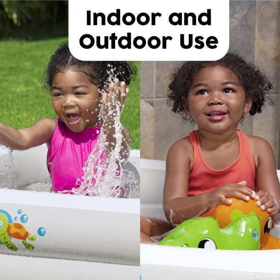 Opblaasbare baby bad bad voor thuis en reizen Wit | bol