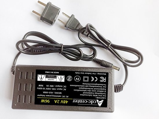 48V 2A AC-DC Adapter Voeding 4 Netgear Fs 116P Prosafe FS116P poe ...