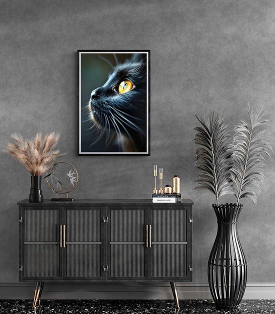 Kat Poster - Huisdier - Dieren - Creatieve - Katten - Schattig - Unieke ...