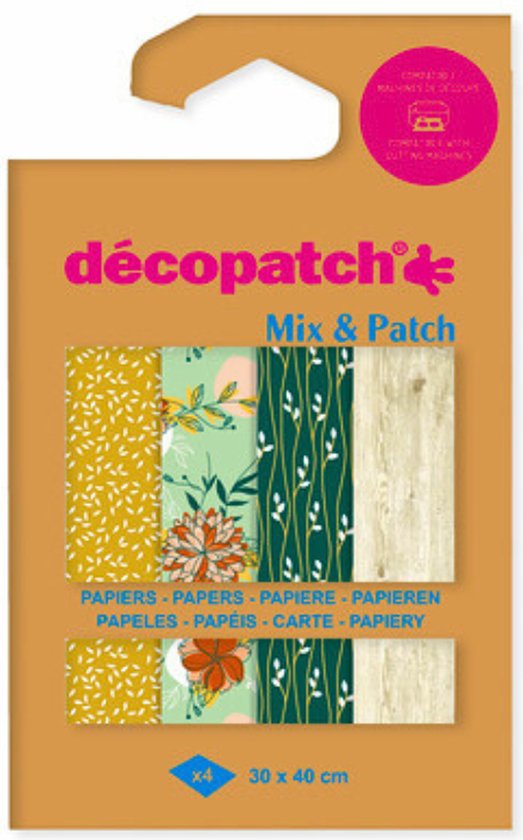 Decopatch papier Mix & Patch Naturel | bol