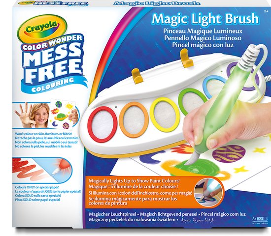 CRAYOLA Colour Wonder Magic Light Brush Hobbypakket | bol