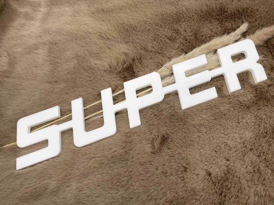 Scania "Super" Logo - Plexiglas Wit - 8mm | bol