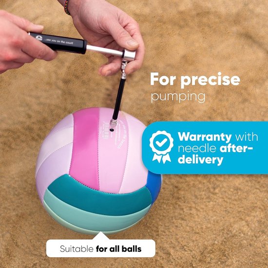 Balpomp met flexibele slang - plasticvrij van aluminium met draagtas ...