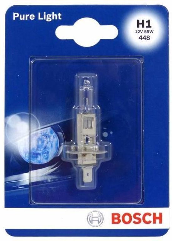BOSCH Ampul Pure Light 1 H1 12V 55W | bol
