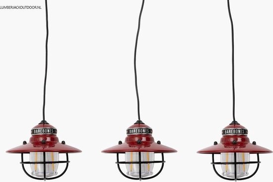 Barebones Edison String Light 3 pack red | bol