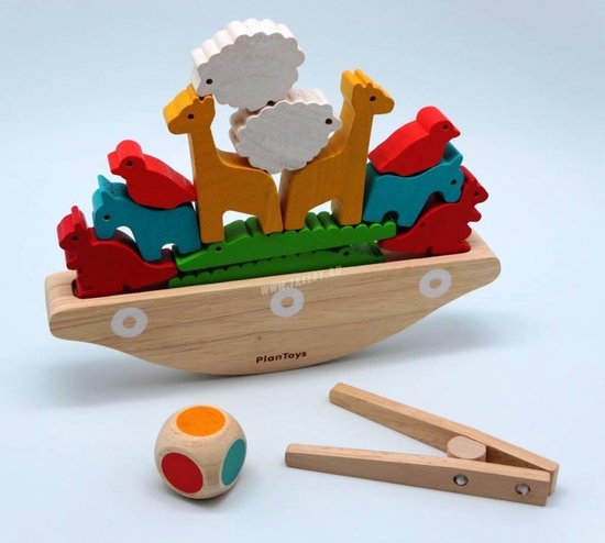 Plan Toys houten kinderspel Balancing boat | bol.com